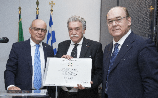 David Saltiel honoured by Italy - European Jewish Congress