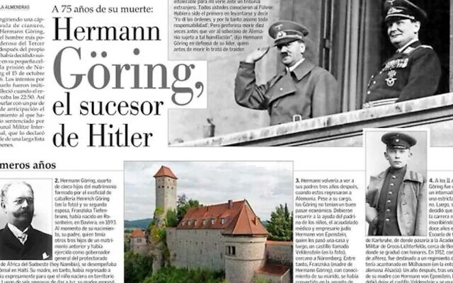 Chilean newspaper draws outrage with tribute to Nazi leader - European ...