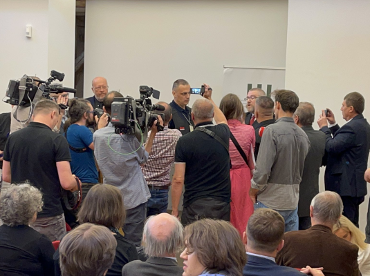 Far-right Polish MP violently interrupts Holocaust scholar’s lecture at ...