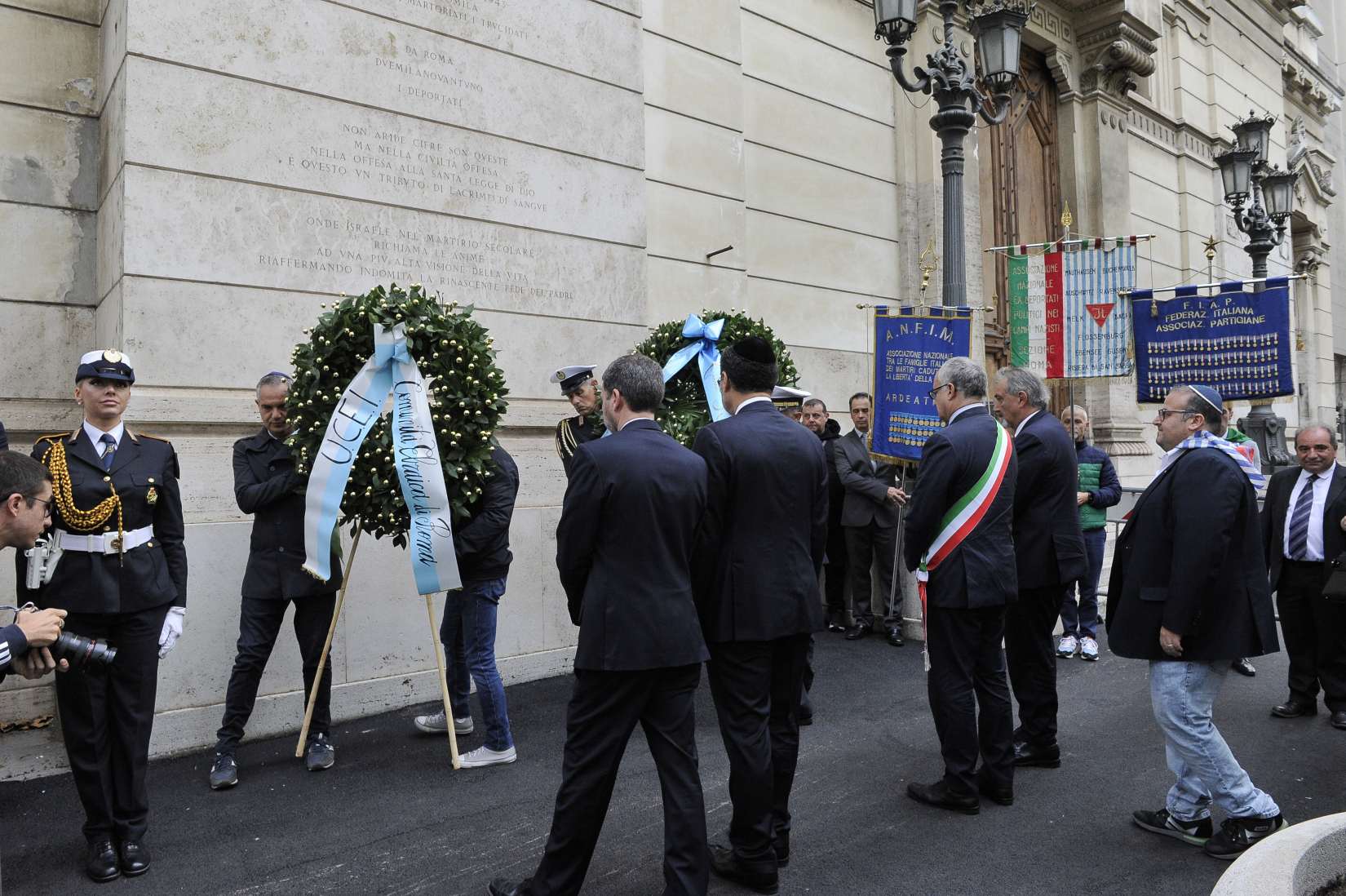 President of Italy commemorates the 80th anniversary of the roundup of ...